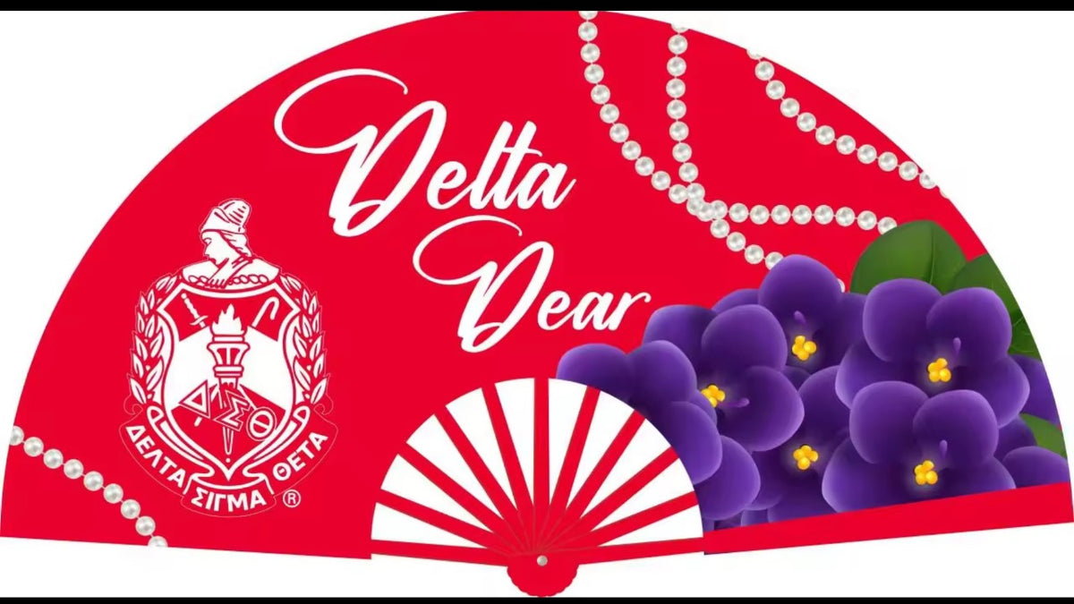 "Pre-Order" Delta Dear Fan (Clackable) – Bling Queen Diva!