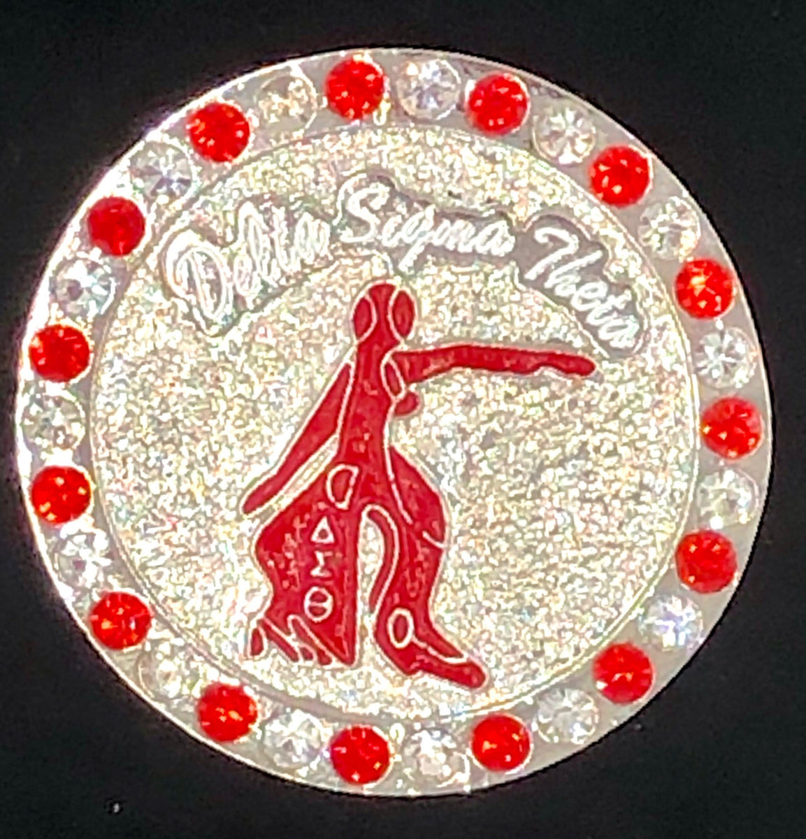 Delta Fortitude Circle Pin – Bling Queen Diva!