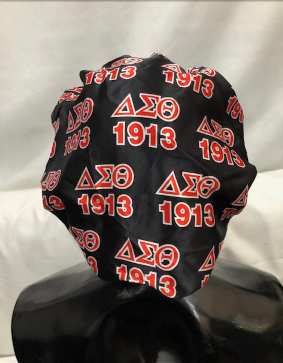 Delta Black Bonnet – Bling Queen Diva!